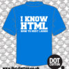 HTML Head Body T-Shirt - Dot Cotton