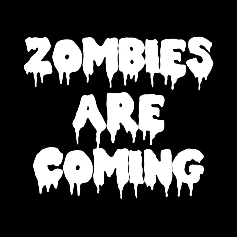 Zombies are coming T-shirt - Dot Cotton
